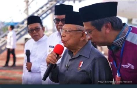 Wapres Lepas Jamaah Haji Kloter Pertama Aceh Ini Pesannya