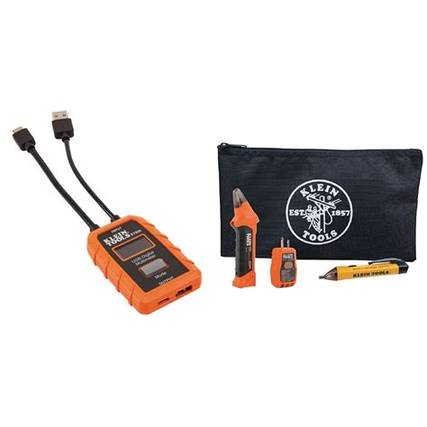 Buy Klein Tools Et920 Usb Power Meter Usb A And Usb C Digital Meter For Voltage And Klein Tools