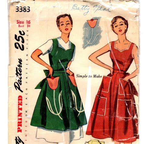 Large Bust Apron Etsy