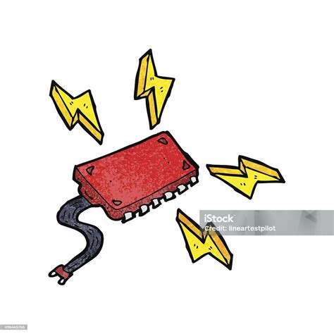 Chip Komputer Kartun Ilustrasi Stok Unduh Gambar Sekarang Budaya Subjek Clip Art Doodle