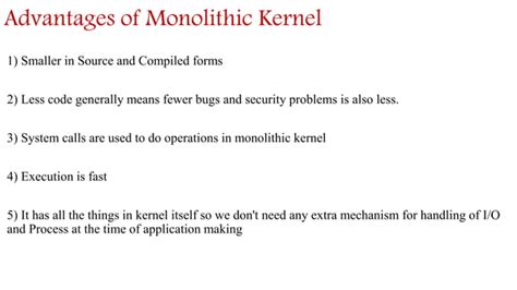 kernels and its types pptx operating systems computer software and applications