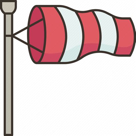 Windsock Wind Speed Direction Indicator Icon Download On Iconfinder