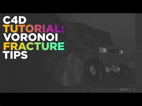 C4D Tutorial: R19 Voronoi Fracture Tips | The Pixel Lab | Cinema 4d tutorial, Tutorial, Fracture