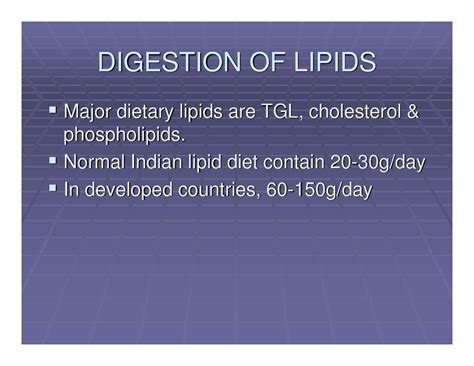 SOLUTION Digestion And Absorption Of Lipid Studypool