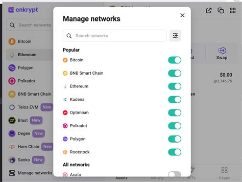 Connect Wallet Enkrypt Wallet Documentation