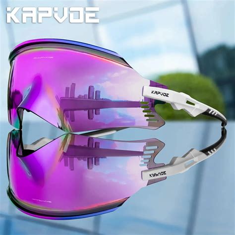 Велосипедные очки Kapvoe, спортивные солнцезащитные очки для горного ...