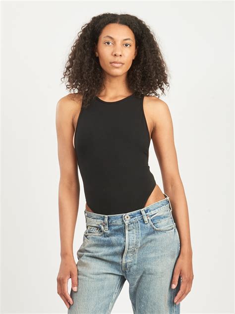 Gil Rodriguez Black Racer Bodysuit Frances May