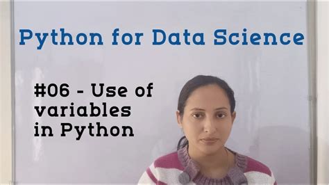 06 Use Of Variables In Python Python Tutorial In Hindi Python Tutorial For Beginners In