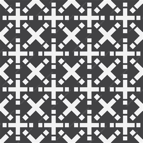 Premium Vector Cross Elements Seamless Pattern