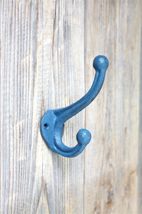 Cast Iron Double Coat Hook Classic Wall Hook Etsy