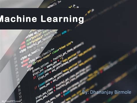 Machine Learning Algorithms Pptx