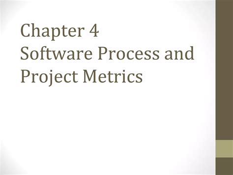 Software Process And Project Metrics Ppt Computer Software And