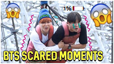 Scary Bts Experience Bts Scared Moments Youtube