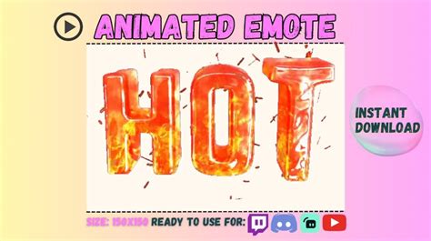Twitch HOT Animated Sub Emote Jump Fire Booty Emoji Text Lovely Shiny Girl Emotes Horny Word