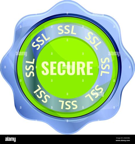 Secure Ssl Certificate Icon Cartoon Of Secure Ssl Certificate Vector Icon For Web Design