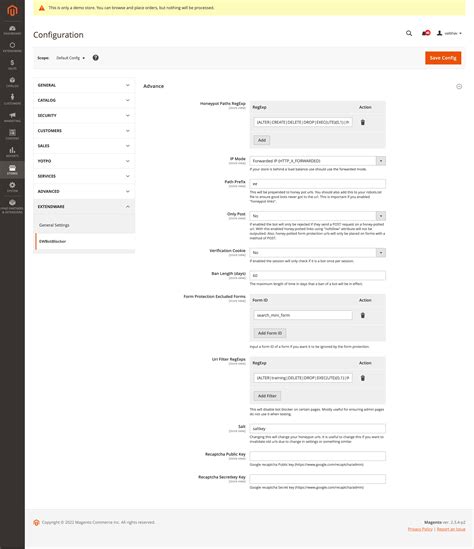 Extendware Bot Blocker For Magento 2 Extendware Magento Extension Release Documentation