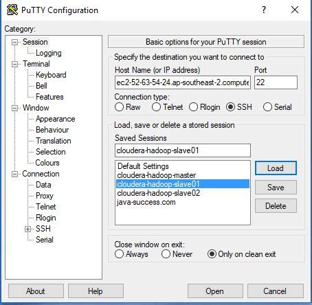 Ssh To Aws Ec Instances Via Putty Between Other Ec Instances