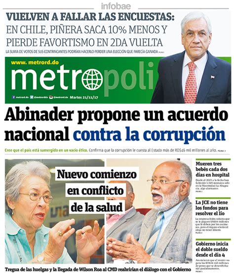 Metropoli República Dominicana Martes 21 De Noviembre De 2017 Infobae