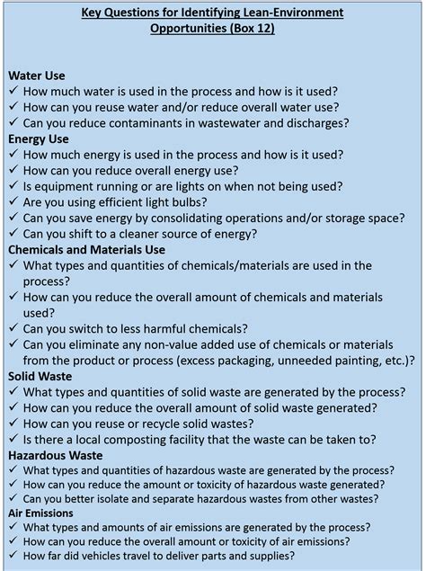Lean Environment Toolkit Chapter 4 US EPA