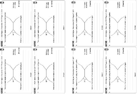 Angles Polygons Mixed Foundation Gcse Questions Aqa These