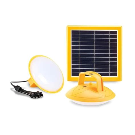 Promate Solarlamp 2 超亮 Led 野營燈帶快速充電太陽能電池板和內置移動電源 原裝行貨 顏色 黃色