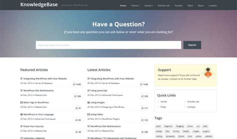 15 Best WordPress Knowledge Base Themes Gloria Themes