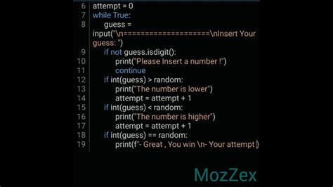 سويت لعبة تخمين الرقم باستخدام بايثون Coding Programming Code Python Youtube
