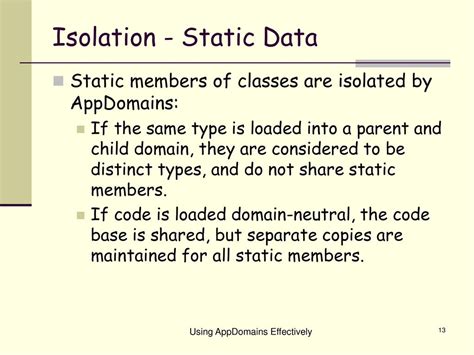Using Application Domains Effectively Ppt Download