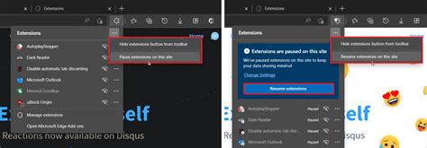 Edge Canary Now Lets You Pause All Extensions On Specific Websites Neowin
