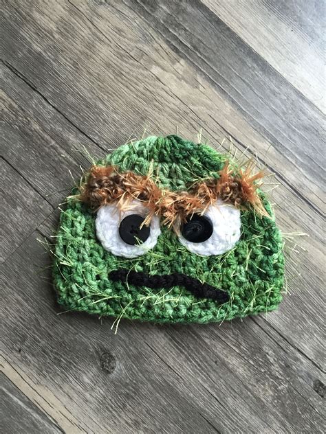Crocheted Hat Planter Pot