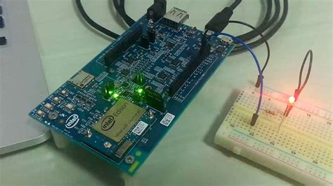 Blink An Led With Android Things And Intel Edison Youtube