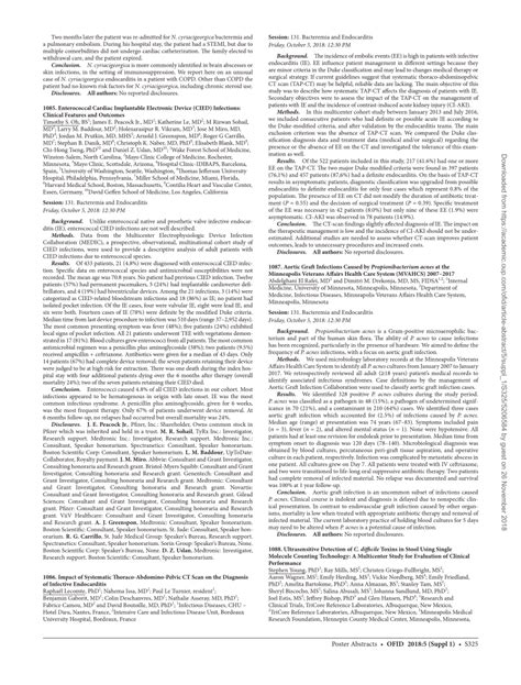 Pdf 1085 Enterococcal Cardiac Implantable Electronic Device Cied