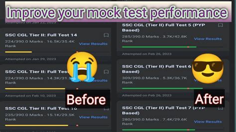 Improve Your Mock Test Score Youtube