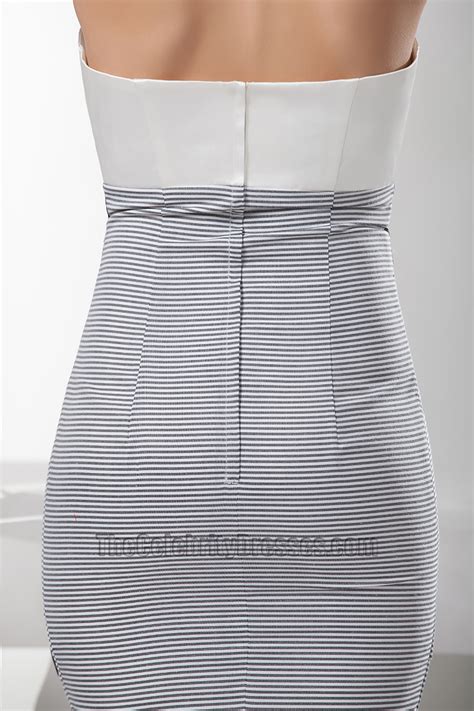 Chic Sheath Strapless Party Cocktail Homecoming Dresses