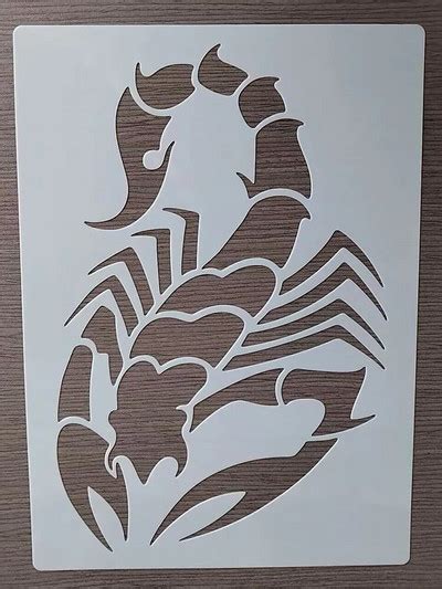 Badu Bg 21 29cm шаблон за крило за рисуване на графики Направи си сам шаблони за стенописи