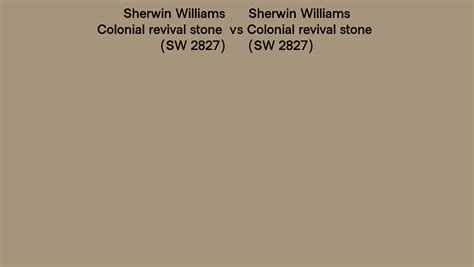 Sherwin Williams Colonial Revival Stone Vs Colonial Revival Stone Side