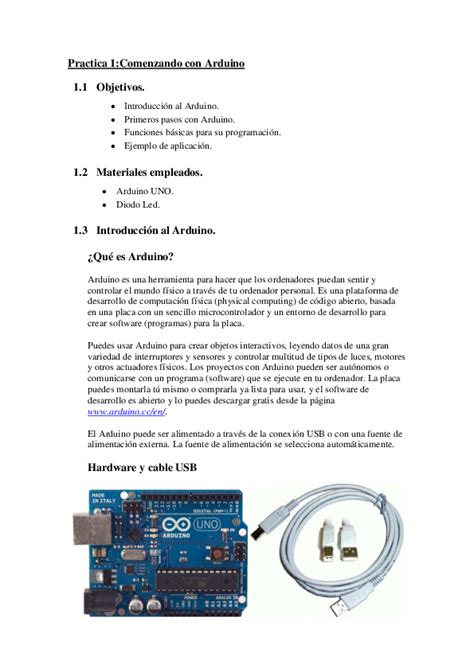 pdf practica 1 comenzando con arduino