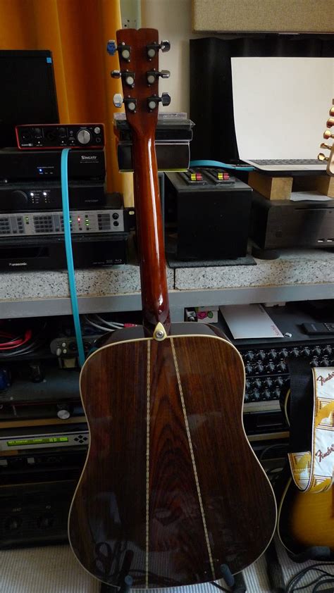 SR System Audio FENDER F 85 Acoustic Guitar Dreadnought 1978