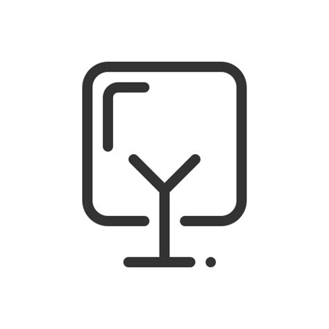 Generic Detailed Outline Tree Icon