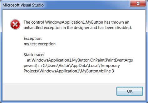 C Big Red X In Windows Application Stack Overflow