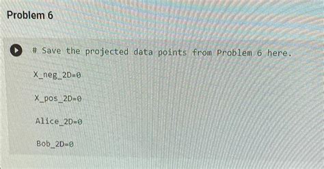 Solved Problem Project The Data In The Arrays X Neg And Chegg