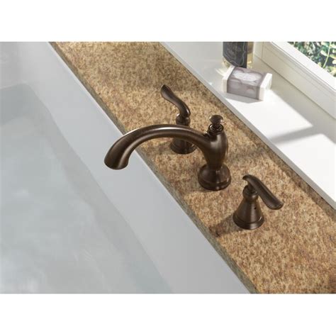 Delta Linden Venetian Bronze 2 Handle Residential Deck Mount Roman