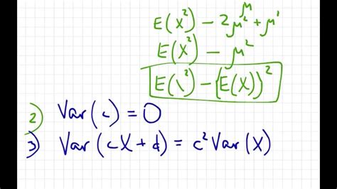 Properties Of Variance Youtube