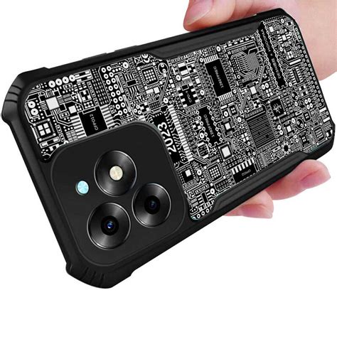 Phone Casing For Itel S P Plus A A A S Rs G G Clear Acrylic Circuit Board Cover