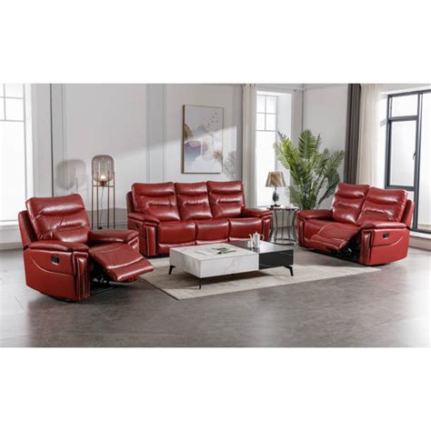 Red Barrel Studio 2 Piece Breathable Leather Brass Rivet Manual