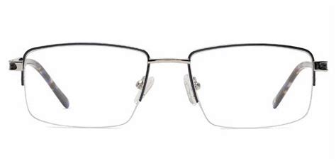 Specsmakers Happster Unisex Eyeglasses Halfframe Rectangle Large 54