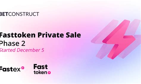The Second Phase of Fasttoken's Private Sale is Open - European Gaming ...
