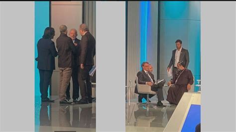 Vídeo Bastidores Do Debate Da Globo Fotos Mostram Conversas E