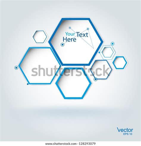 Hexagon Web Design Vector Stock Vector Royalty Free