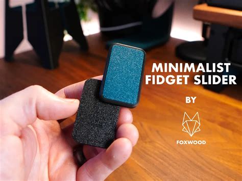 Minimalist Fidget Slider By Foxwood Makerworld